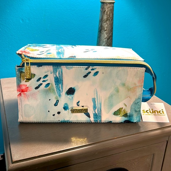 scunci | Bags | Floral Pop Open Cosmetic Case | Poshmark
